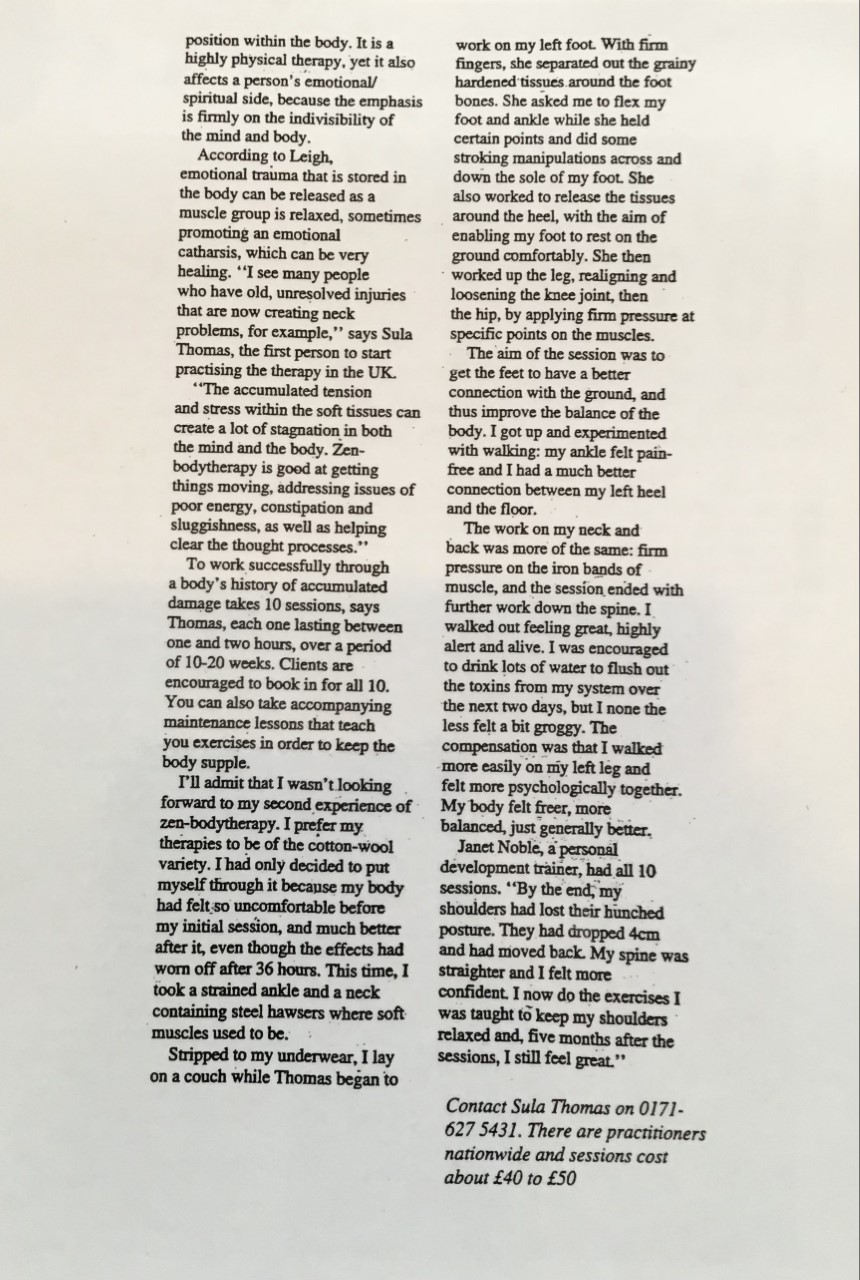 Qualifications & Experience – Touch And Flow Bodywork